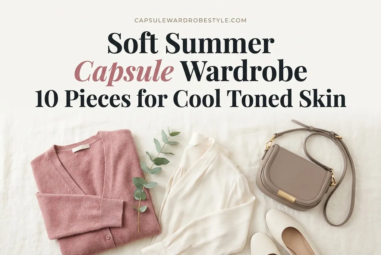 Soft Summer Capsule Wardrobe: 10 Pieces for Cool-Toned Skin